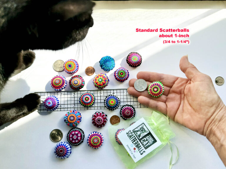 Scatterballs Handmade Cat Toys | No Catnip — Stark Raving Cat